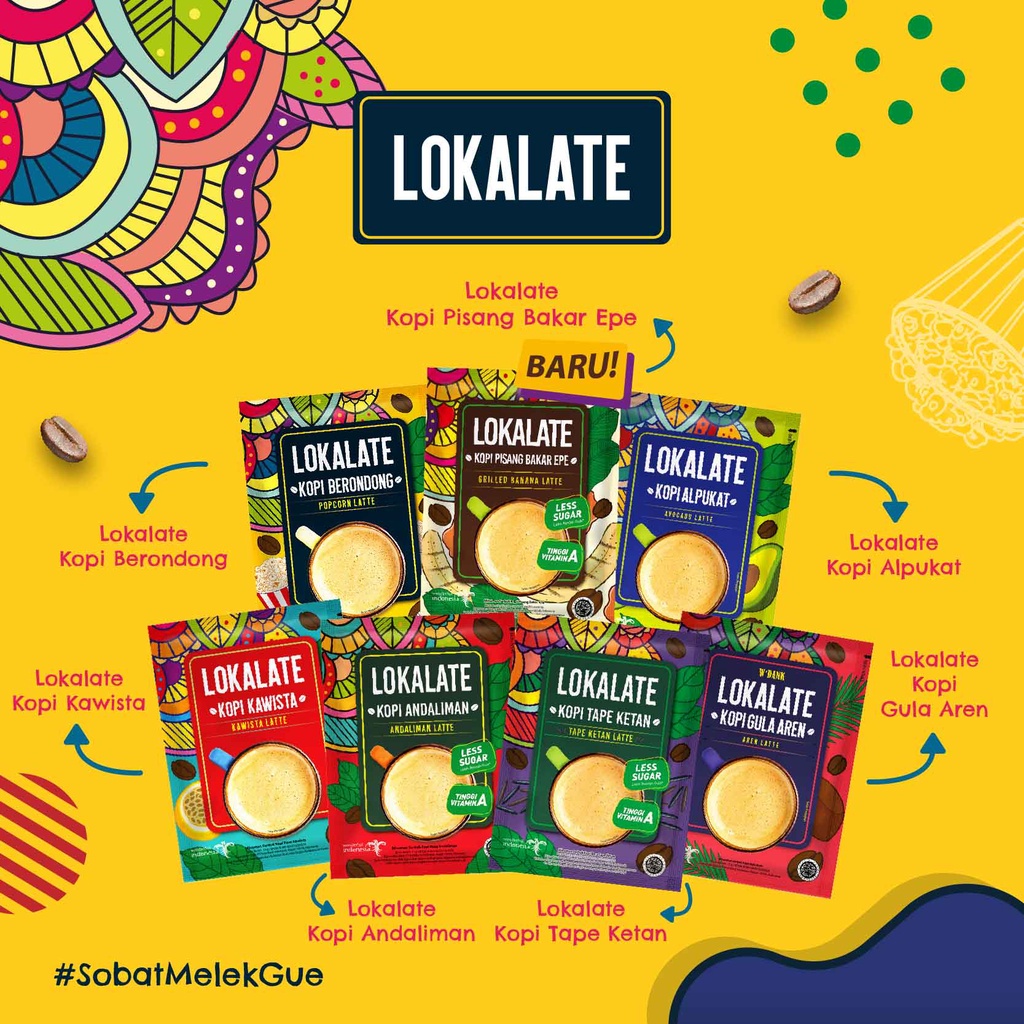Jual Lokalate Kopi Gula Aren 10 Sachet - Tinggi Vitamin A Lebih Rendah ...