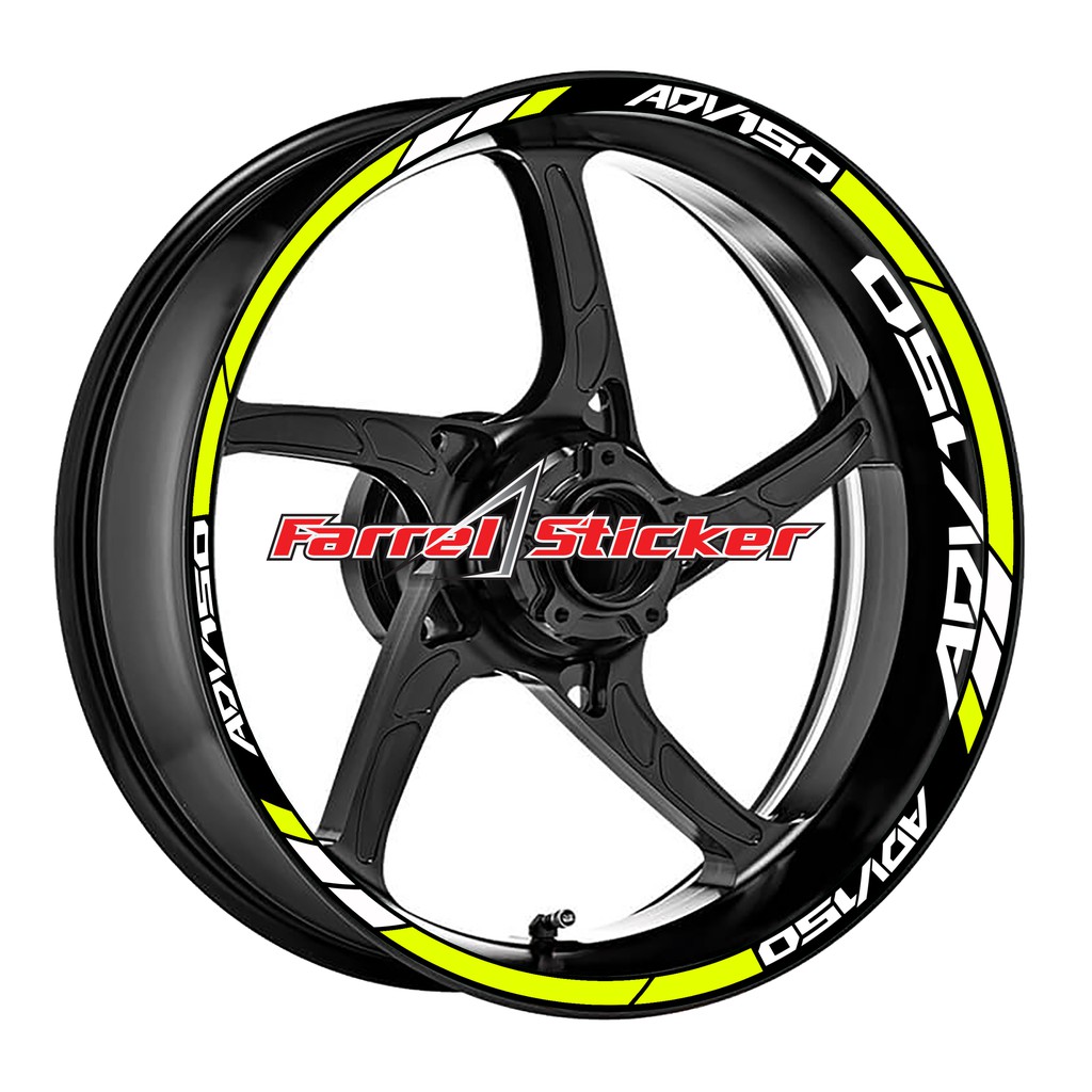 Jual stiker velg sticker velk adv 3 kuning stabilo | Shopee Indonesia