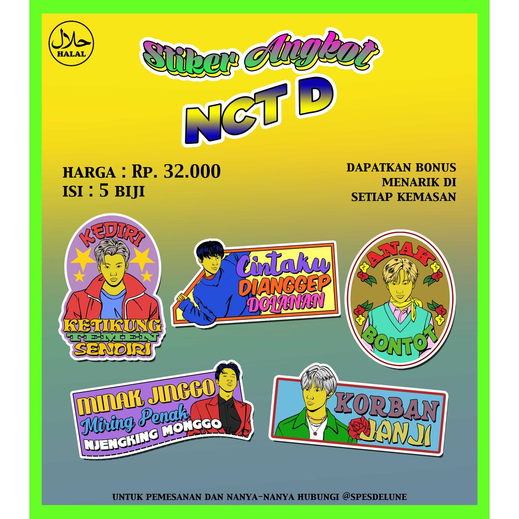 Jual [CLEARANCE SALE] Stiker Angkot NCT (Baca Deskripsi) | Shopee Indonesia