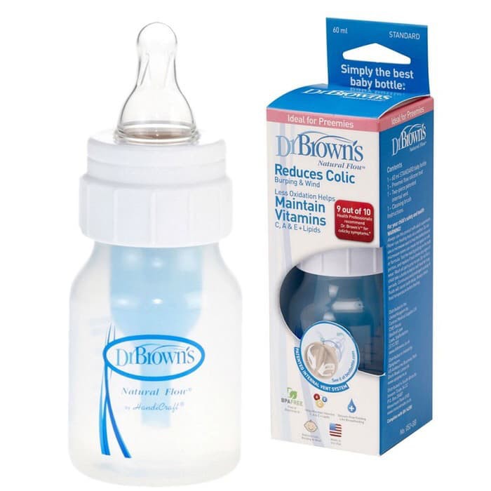 Jual Botol Susu Dr Brown'S Natural Flow 60Ml | Shopee Indonesia