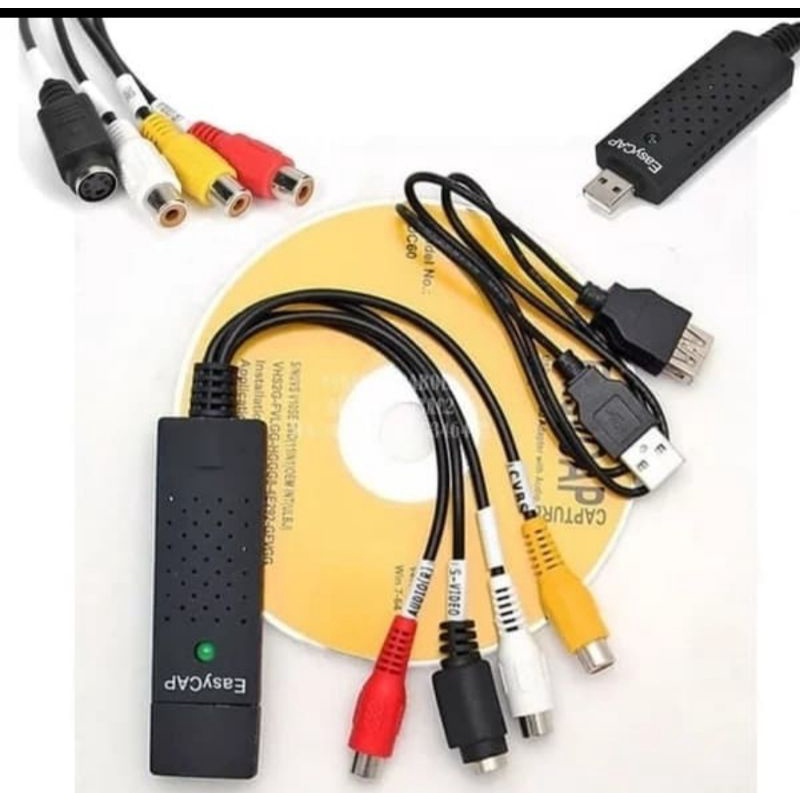 Jual AV Video Capture USB 2.0 DVR 1 Channel EasyCap Easy Cap Digital ...