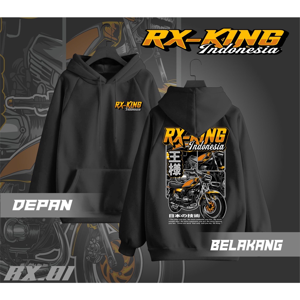 Jual JAKET RX KING INDONESIA HOODIE RX KING LEGEND JAKET RACING BIG ...