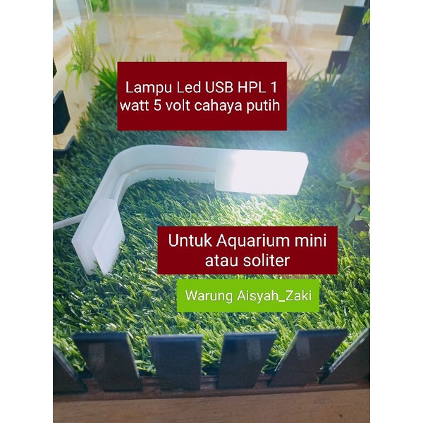 Jual lampu aquarium/soliter led USB HPL 1 watt 5volt | Shopee Indonesia