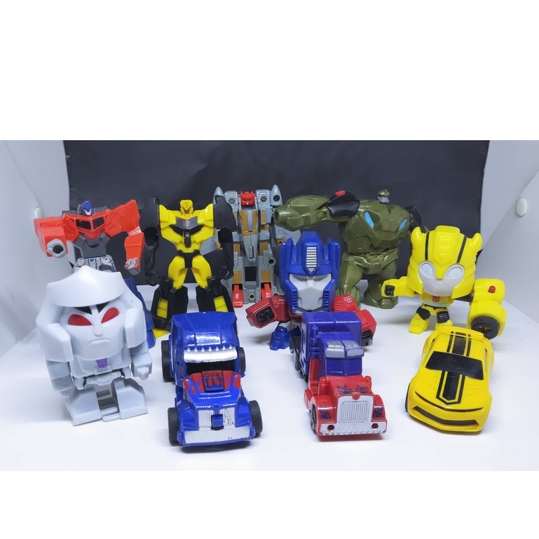 Jual Mainan Mcd McDonalds Happy Meal Transformers Optimus Prime Bumblebee | Shopee Indonesia