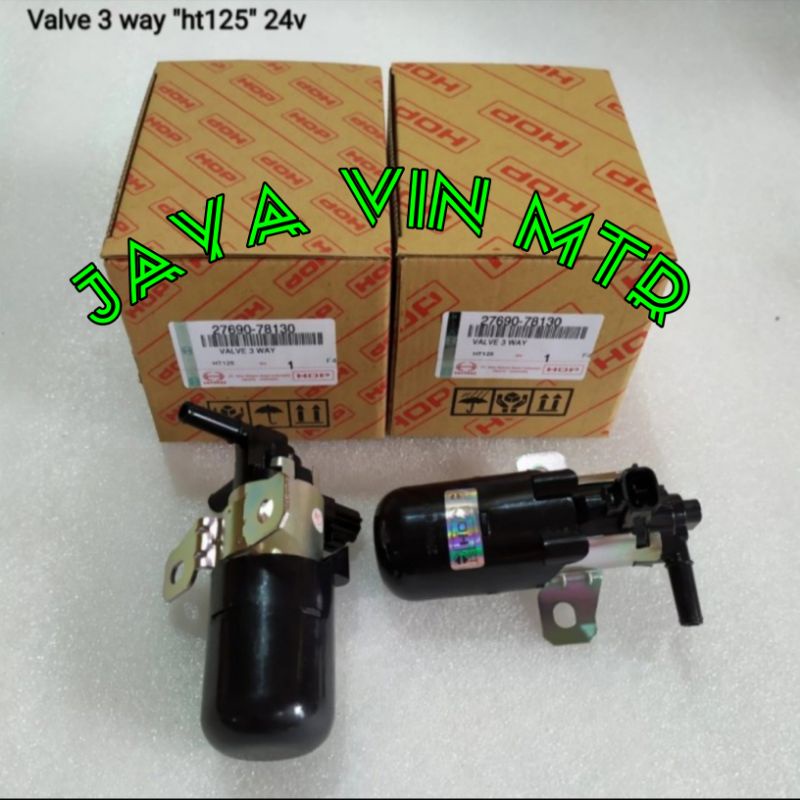 Jual Valve 3 way valve brake Toyota HT125 24volt 27690-78130 | Shopee ...
