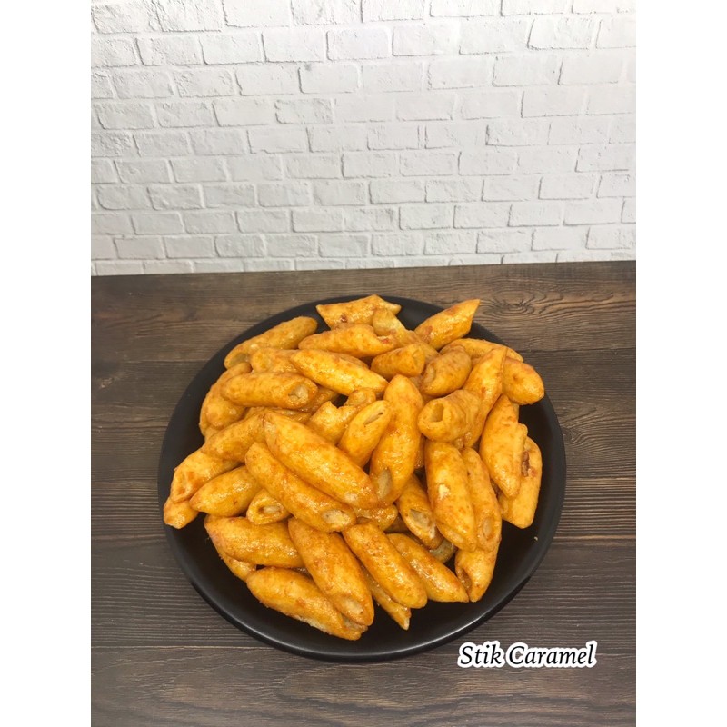 Jual STICK KENTANG CARAMEL PEDAS 200 GRAM JETZ KERUPUK KENTANG PEDAS ...