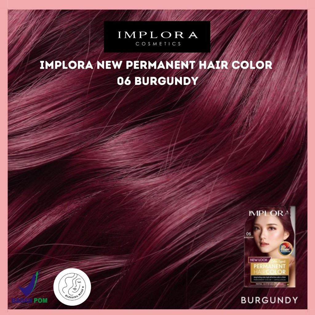Jual IMPLORA New Permanent Hair Color & Pastel Edition | Pewarna Rambut ...