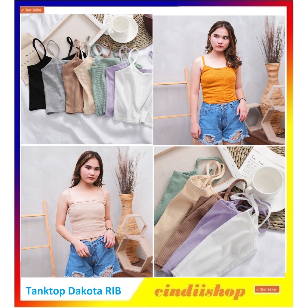 Jual Tanktop Dakota Rib Pakaian Dalam Wanita Bra Tank Top Cewek Dewasa Atasan Shopee Indonesia