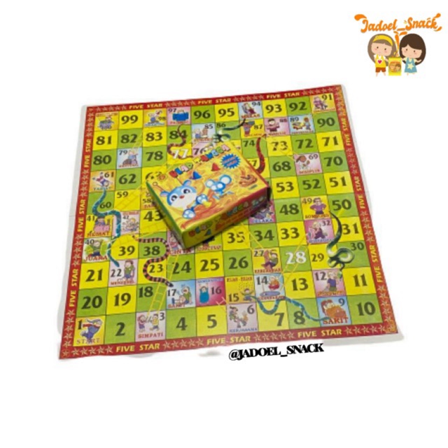 Jual Permainan Ular Tangga Jadul – Mainan Papan Edukasi Anak | Jadoel ...