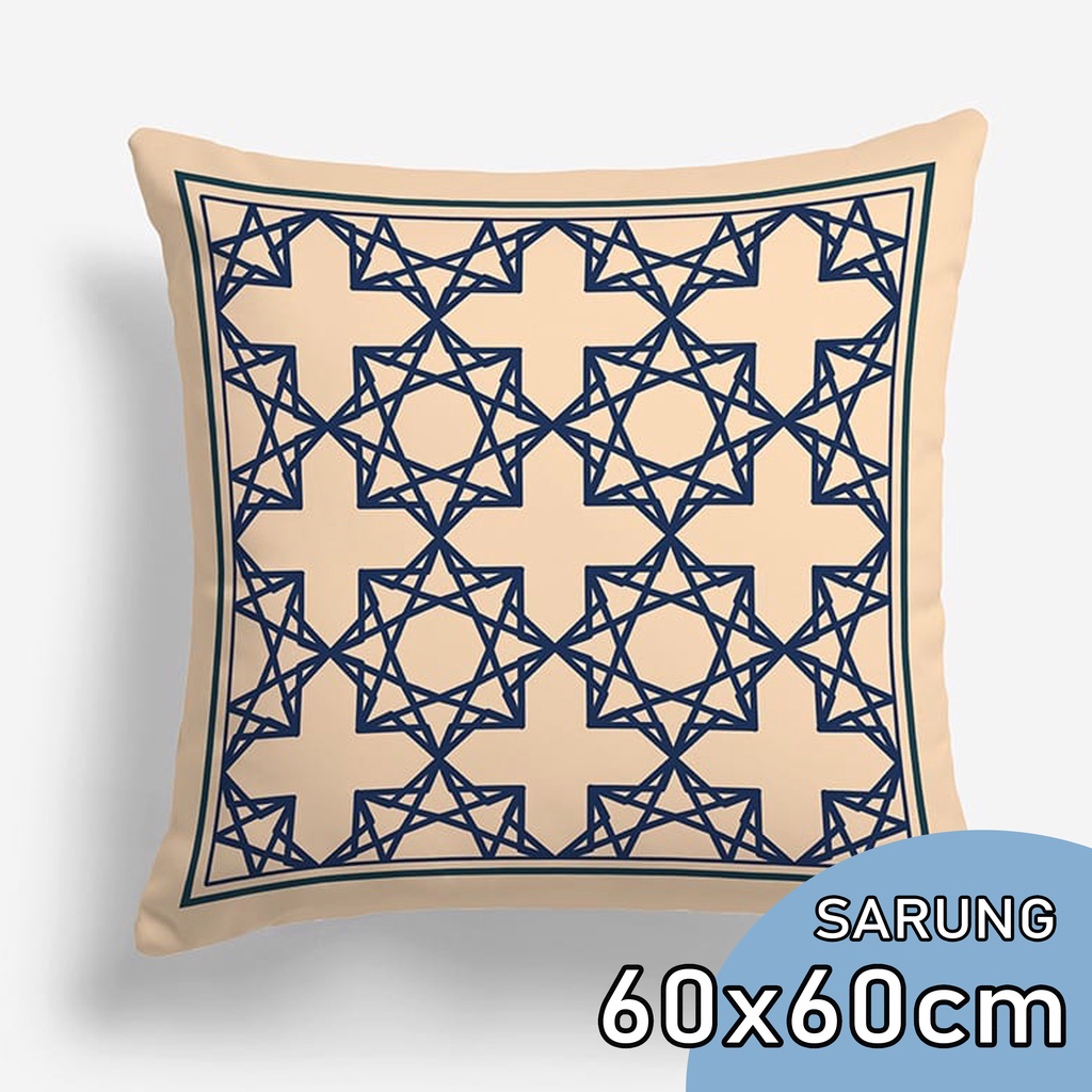 Jual SARUNG BANTAL SOFA PRINT 60X60 CM MOTIF ARABIC TURKISH TURKEY ...