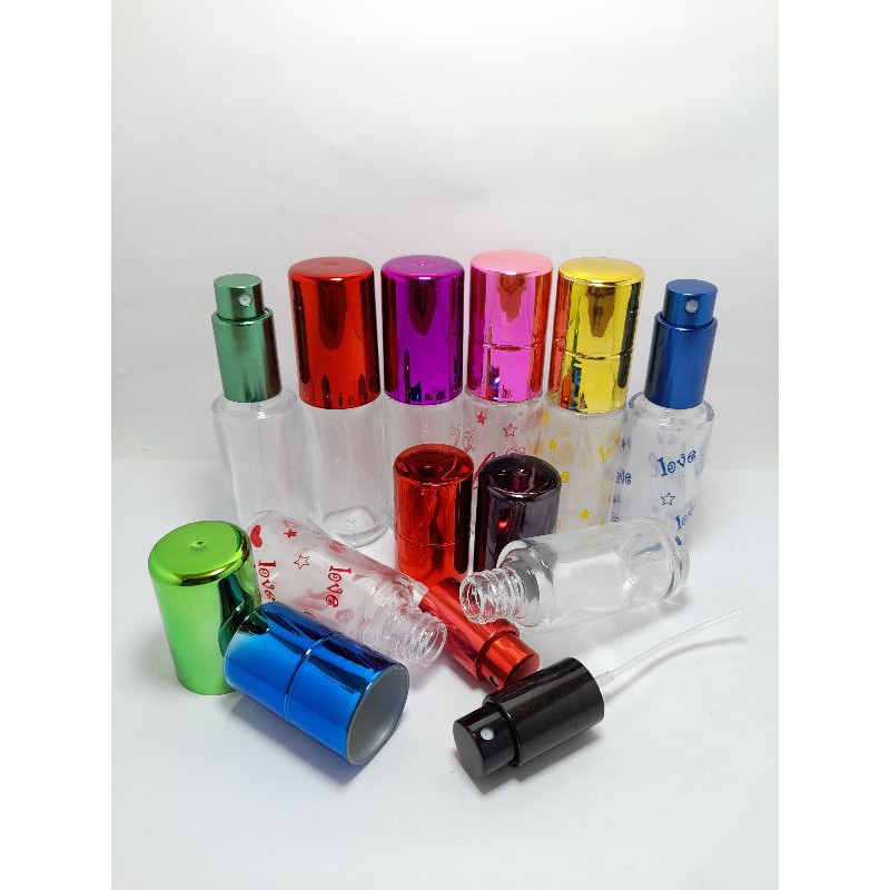 Jual Botol love dan polos 12ml tutup warna murah | Shopee Indonesia