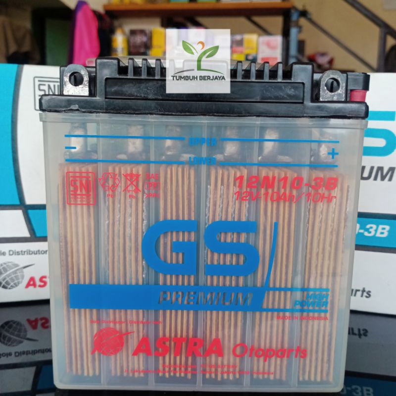 Jual AKI ORIGINAL GS ASTRA 12N10-3B 12V10AH TOSSA TRISEDA | Shopee Indonesia