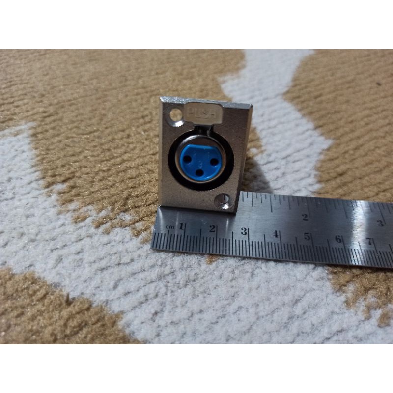 Jual soket canon female 3 pin besi | Shopee Indonesia