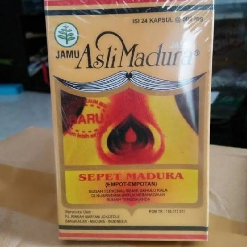 Jual Jamu Empot - empotan Sepet Madura Jokotole 24 Kapsul Asli Madura ...