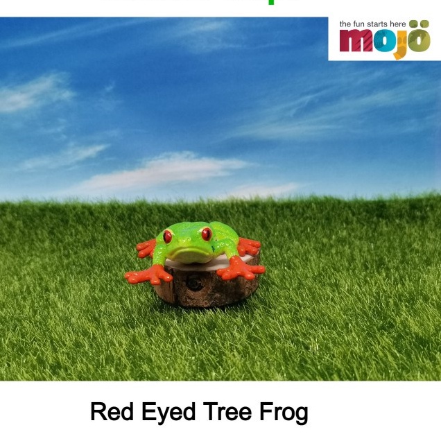 Jual Red Eyed Tree Frog Animal Figure / Miniatur Katak Pohon by MOJO ...