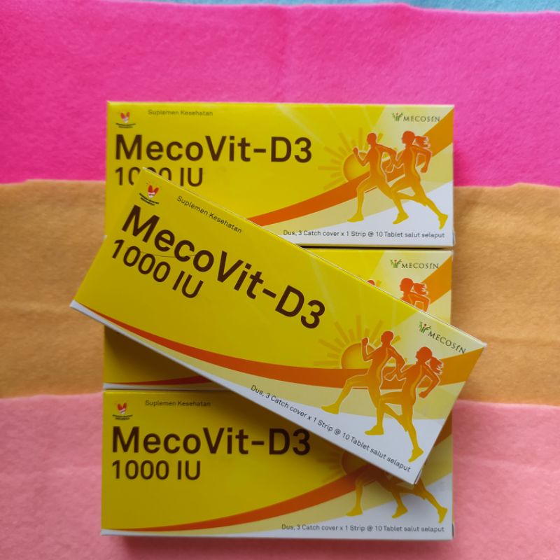 Jual mecovit d3 1000 iu isi 30tab | Shopee Indonesia