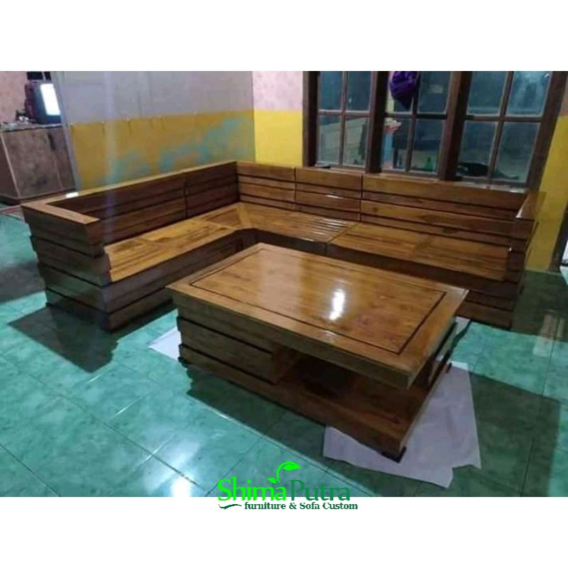 Jual Kursi Box Tamu Minimalis Kursi Box L Minimalis | Shopee Indonesia