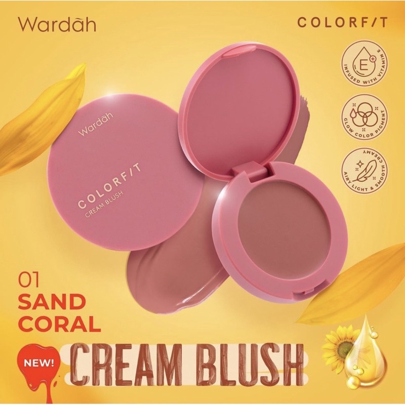 Jual BARU! Wardah Colorfit Cream Blush 3g | Shopee Indonesia