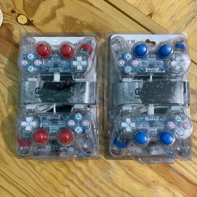 Jual Stick Gamepad Dual Controller Joystick Double Getar Transparant M ...