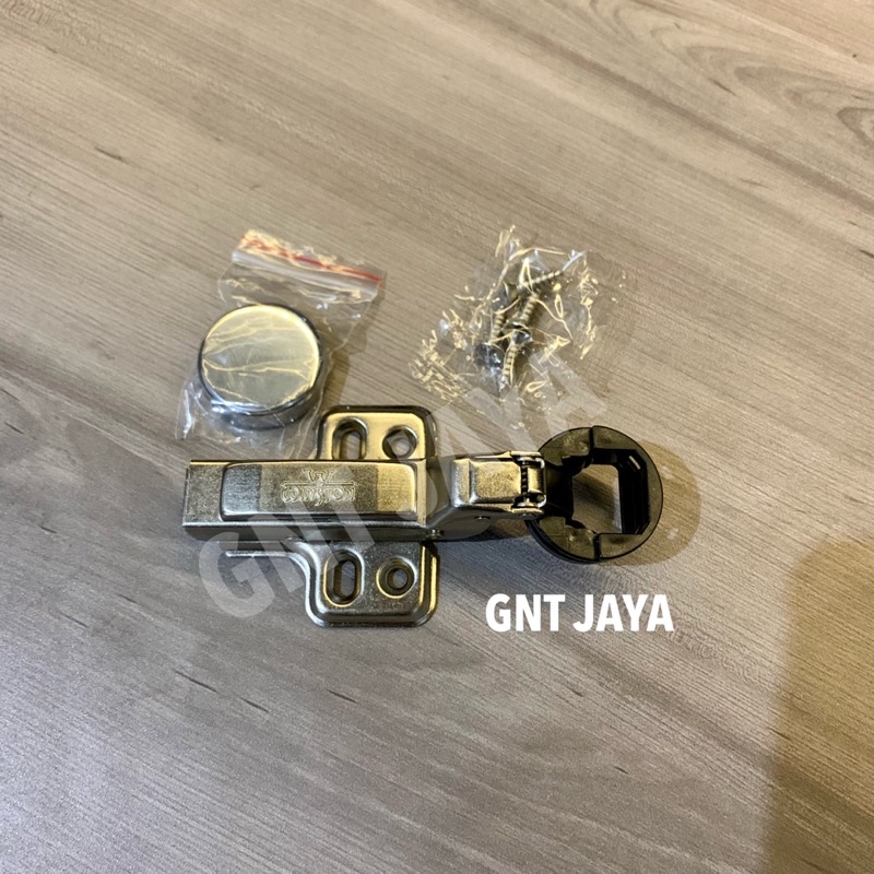 Jual 1pc SATUAN engsel kaca 4 lubang winston hidrolik slow motion soft ...