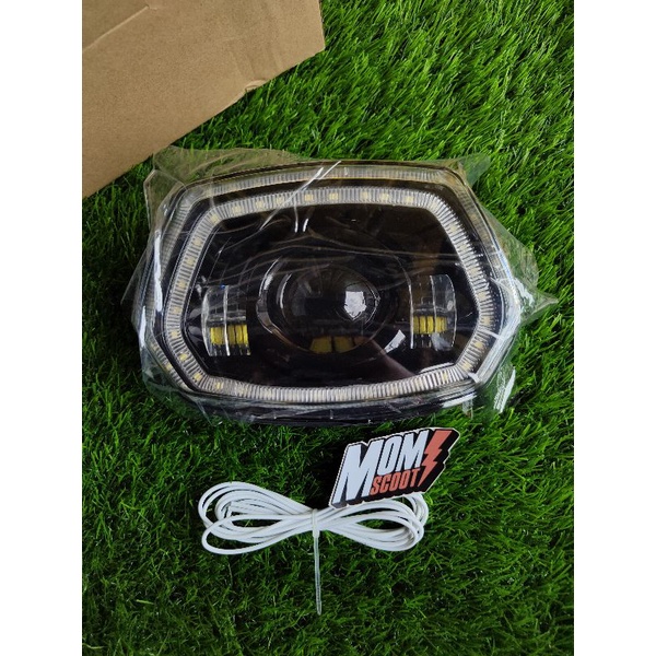 Jual Daymaker vespa sprint with drl | Shopee Indonesia