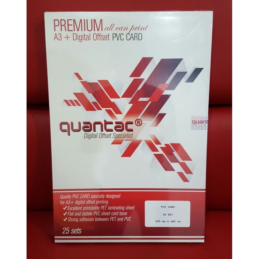 Jual Sticker Quantac PVC ID CARD A3+ | Shopee Indonesia