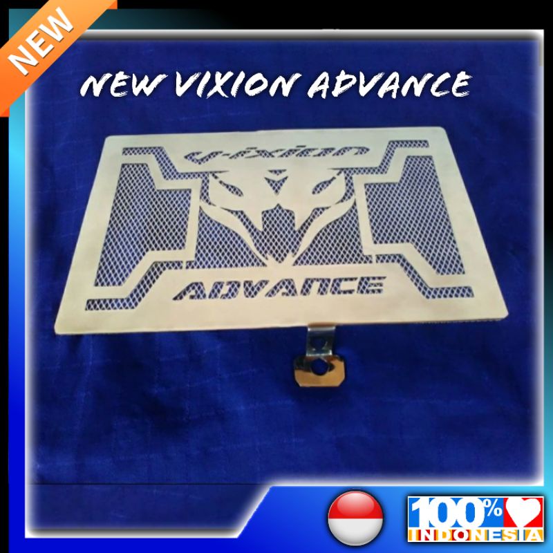 Jual Cover radiator new vixion advance fz150i stainless jaring ...