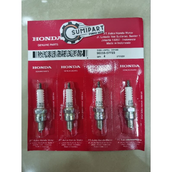Jual Busi Honda Denso U22 Motor Supra Fit Smash Jupiter Supra Mio J ...