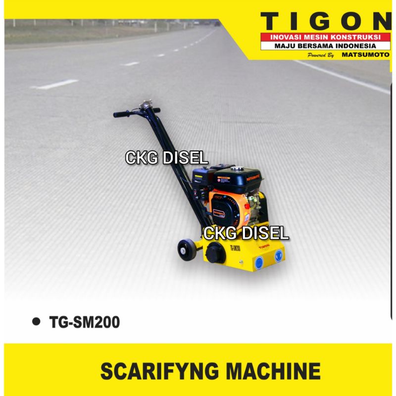 Jual Mesin Penggaruk Beton Scarifying Meachine Tigon TGSM 200 TGSM200 ...