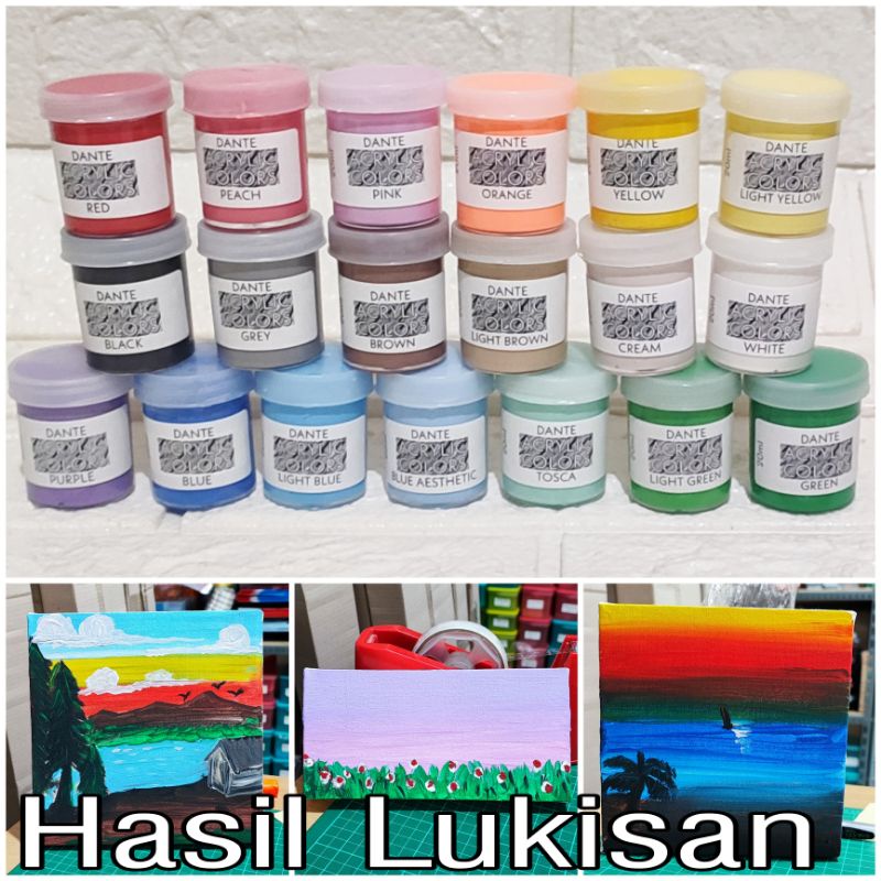 Jual Cat Acrylic Berkualitas 20ml | Shopee Indonesia