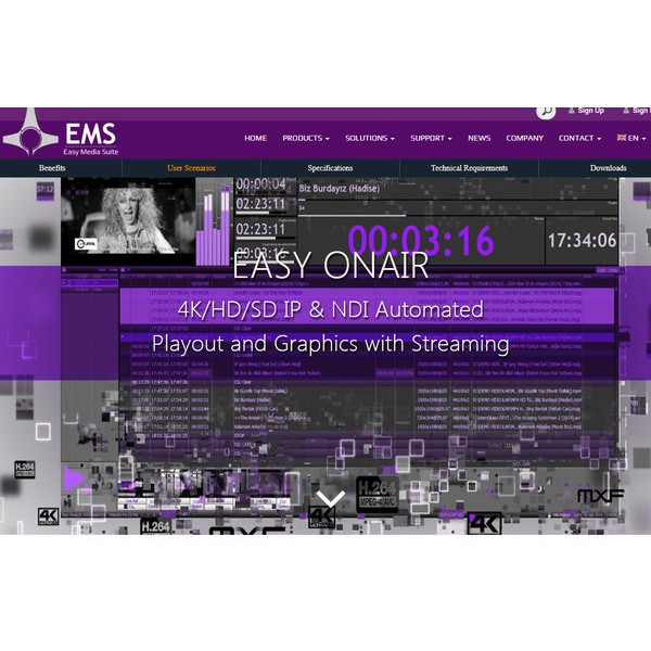 Jual Software Aplikasi TV Broadcast streaming support 4K Easy OnAir NDI ...