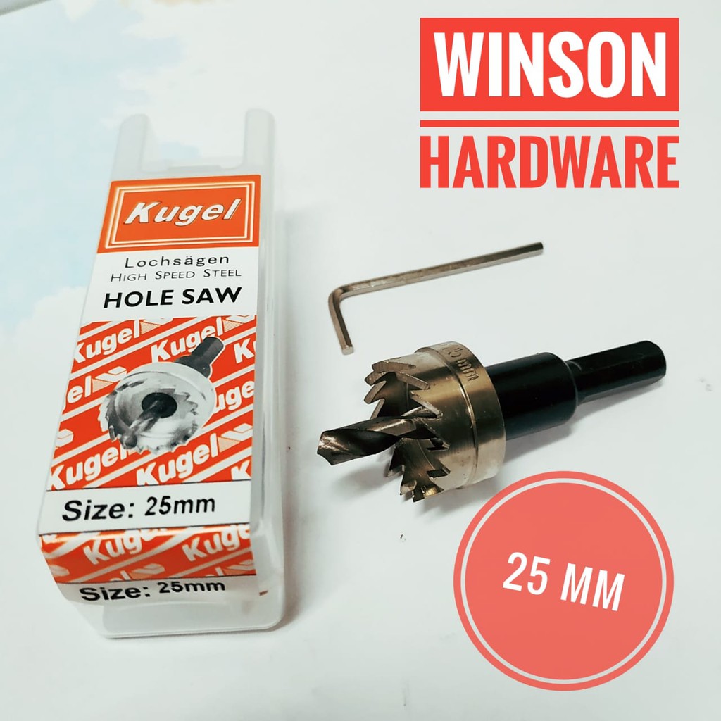 Jual Holesaw Besi HSS 25mm Kugel | Hole saw Mata Bor Besi 25 mm ...