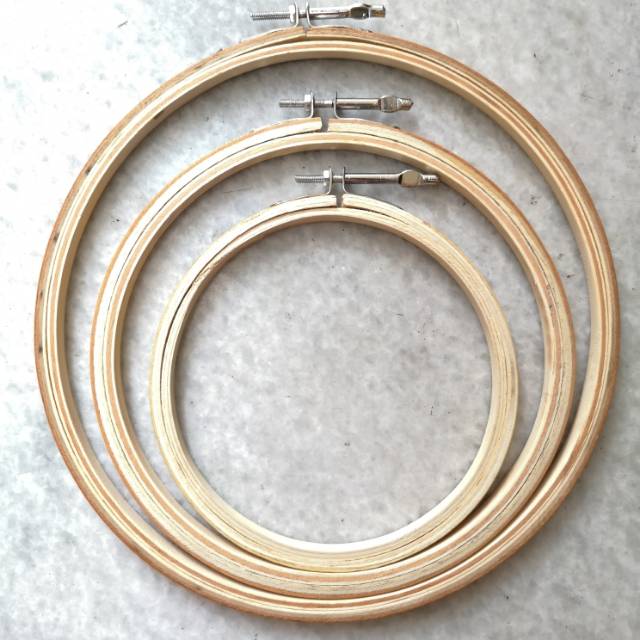 Jual Pemidangan Kayu /Ram Kayu /Embroidery Hoop | Shopee Indonesia