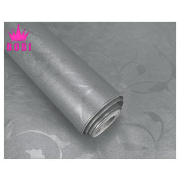 Jual Wallpaper Sticker Motif Ranting Melingkar Samar Abu 81007-F7 Uk ...