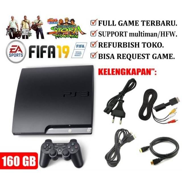 Jual PS3 SLIM 5000GB CFW Full Games Seri 2100 | Shopee Indonesia