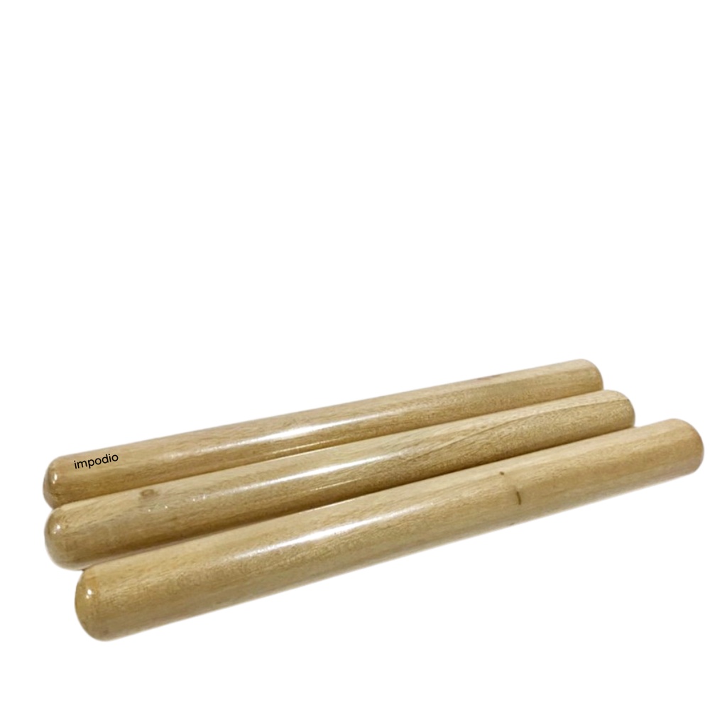 Jual IMPODIO Rolling Pin Kayu penggilas / Penggiling Adonan panjang 20 ...