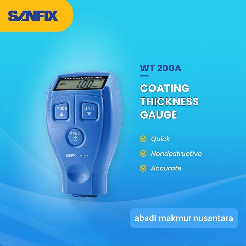 Jual SANFIX WT200A Coating Thickness Gauge | Shopee Indonesia