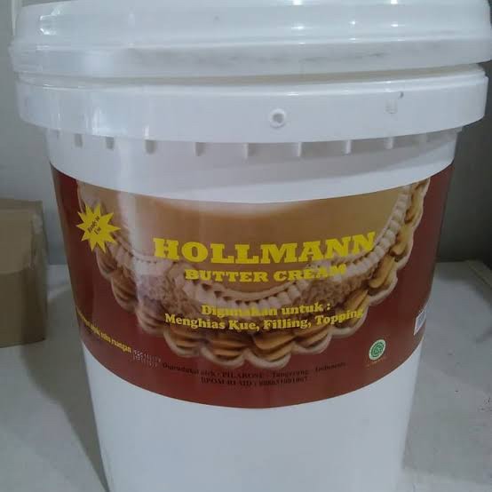 Jual Hollmann Buttercream 8 kg pail / putih vanilla holman hollman ...
