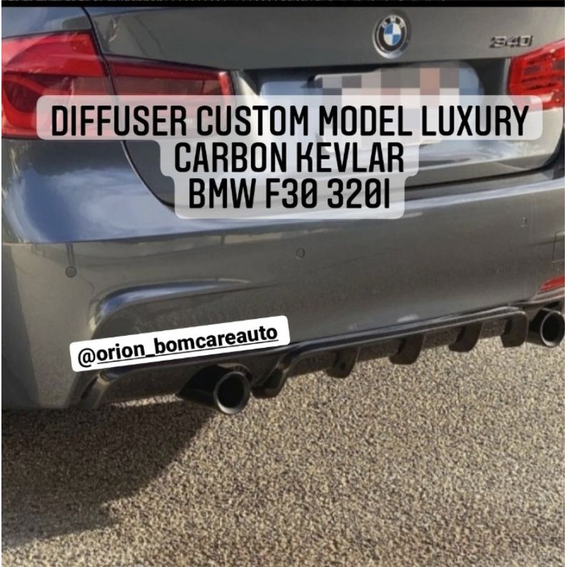 Jual Diffuser Custom Model Luxury Dual Exhaust BMW F30 320i Tahun 2012 ...