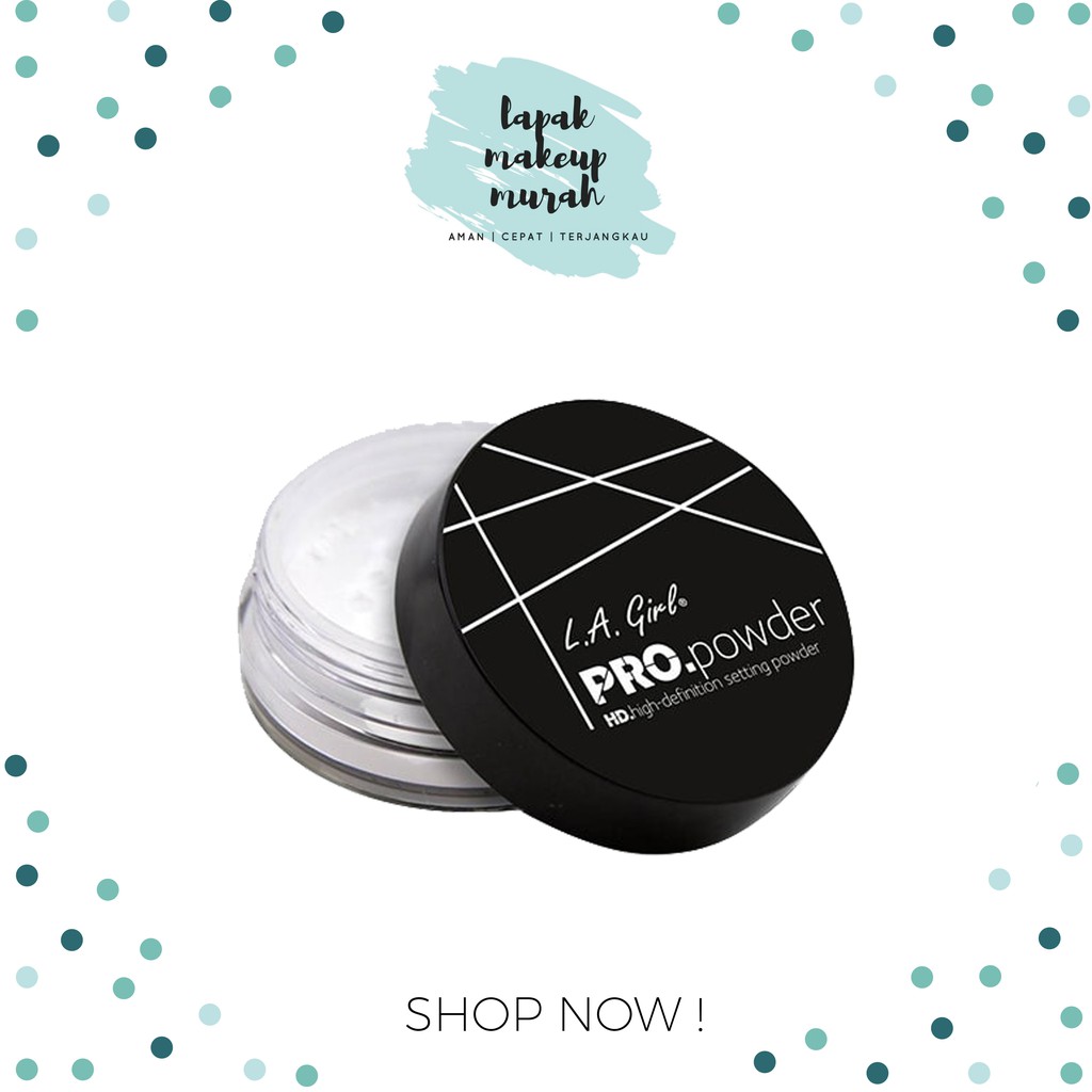 Jual LA GIRL HD PRO Setting Powder - SHADE Translucent / Bedak La Girl ...