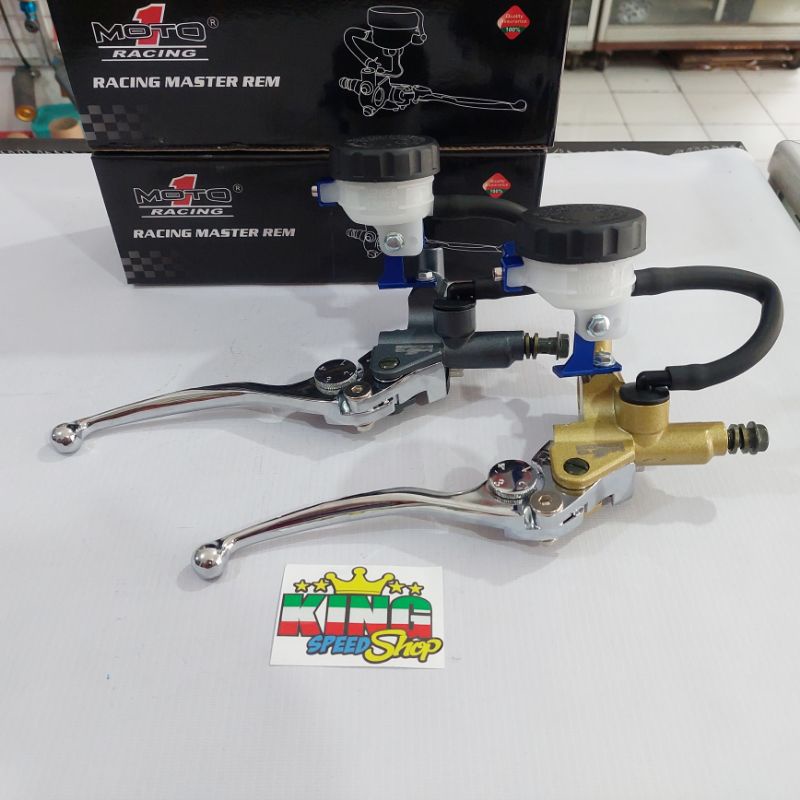 Jual MASTER REM MOTO 1 MODEL KRS WARNA GOLD & GREY 100% ORIGINAL MADE ...