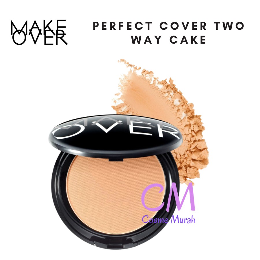 Jual CM MAKE OVER Perfect Cover Two Way Cake | Full Size Refill ...