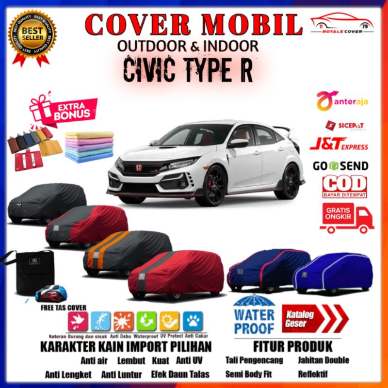 Jual Body Cover Mobil Honda Civic Type R / Sarung Mobil Sedan Civic ...