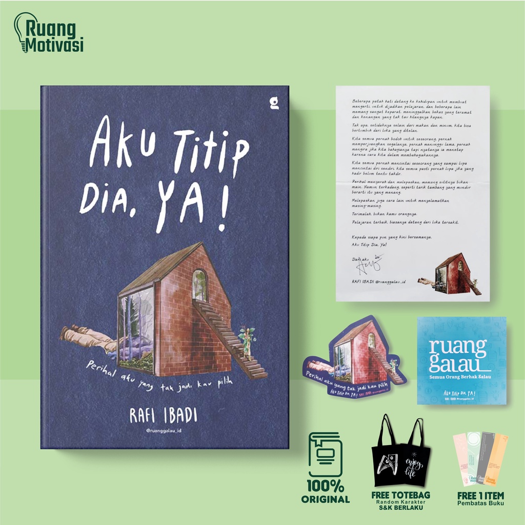 Jual BUKU AKU TITIP DIA, YA! - Rafi Ibadi - Kawah | Shopee Indonesia
