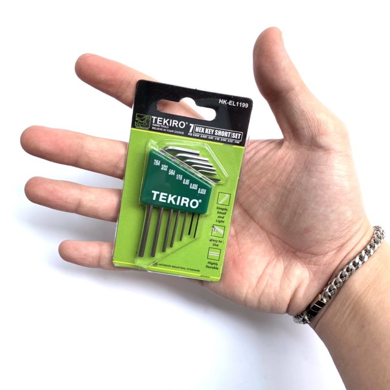 Jual Kunci L Elektro Tekiro 7 pcs inchi / mili / mm Kunci L Mini Kecil ...