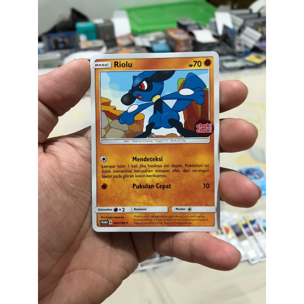 Jual Kartu Pokemon TCG Promo Card Choki Choki Pokemon Rowlet Litten Popplio Diglett Kirlia Riolu ...