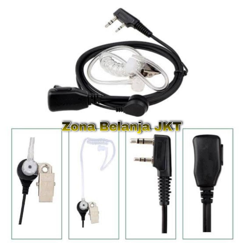Jual HANDSFREE HT / HEADSET EARPHONE HT WALKIE TALKIE FBI PASPAMPERS ...