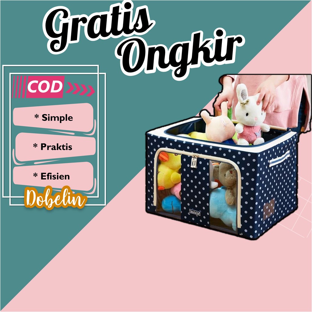 Jual Kotak Box Tempat Penyimpanan Lemari Baju Bayi Kain Celana Dalam ...