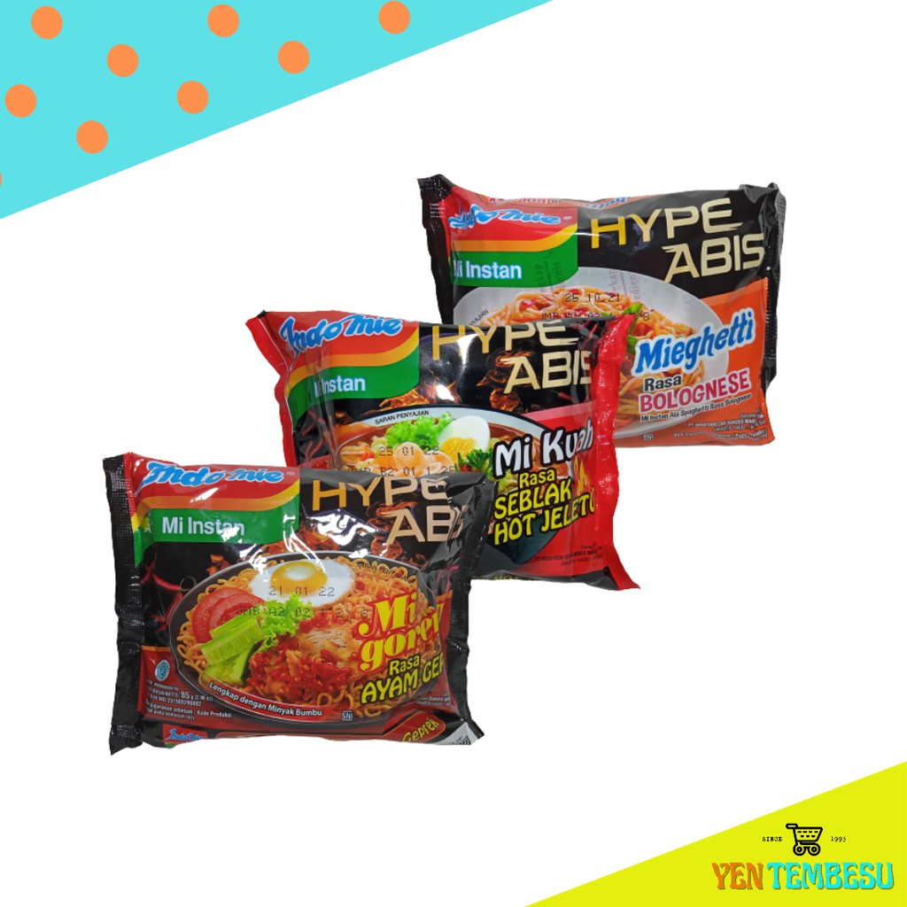 Jual Indomie Mi Instan Hype Abis Rasa Ayam Geprek 85g, Seblak Hot ...