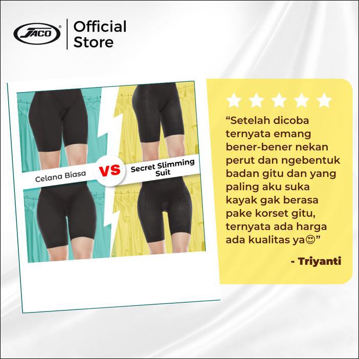 Jual JACO SECRET SLIMMING SUIT ( KORSET PELANGSING JACO ) - BLACK ...